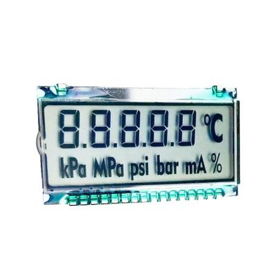 China High Quality HTN Reflective LCD Display 3.3V Temperature Display for sale