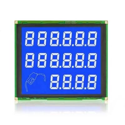 China Custom  886 776 664 Segment Fuel Pump Screen Display Lcd Module for Fuel Dispenser for sale