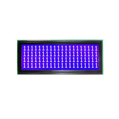 China Custom Flexible Transparent TFT LCD Display Screen with Blue Backlight Character Display Module for sale