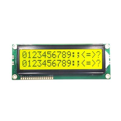 China Hot Selling Product 1602 STN Transflective 16x2 Character  Display Lcd 1602 Y-G White Led Backlight 2*16 Display Module for sale