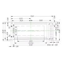 China 122x32 STN LCD Display Module with Parallel for Graphic Displays for sale
