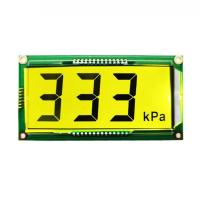 China Custom Display Module 3 Digit Yellow Backlight Black Words with PCB for sale