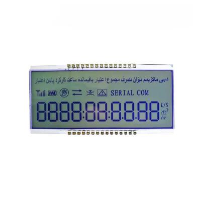China Custom Size 2.7V Low Voltage FSTN Positive Digital Energy Meter LCD Display for Segment Displays for sale