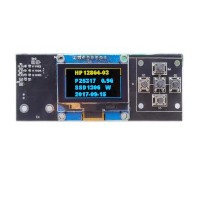 China SSD1306 flexible transparent pantallas micro oled I2C blue 128x64 screen  1 inch mini oled display for sale