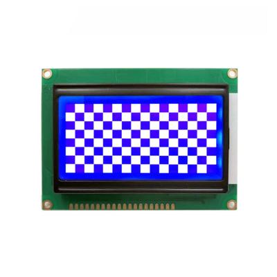China STN Manufacturer Blue Color Backlight Graphic LCD Display Module 12864 Dots High Visibility LCD Screen for sale