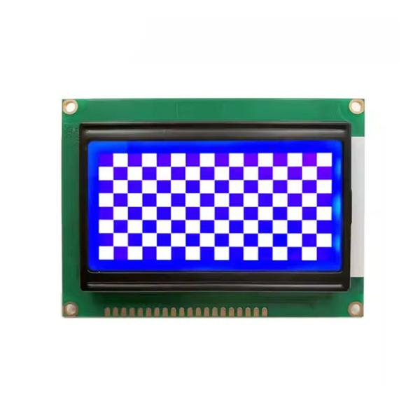 Quality 128*64 Lcd Display Blue Colour with White Backlight Graphic Lcd Display for sale