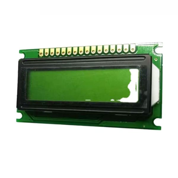 Quality Custom Pantalla Lcd 8x1 Yellow-green Alphanumeric 8x1 Lcd Display Module 0801 for sale