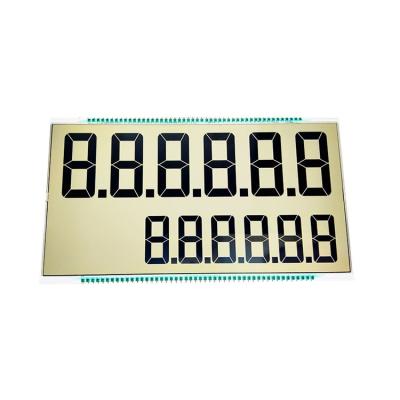 China Custom 12 Digits Big Size Fuel Dispenser Lcd Display with Led Backlight for sale