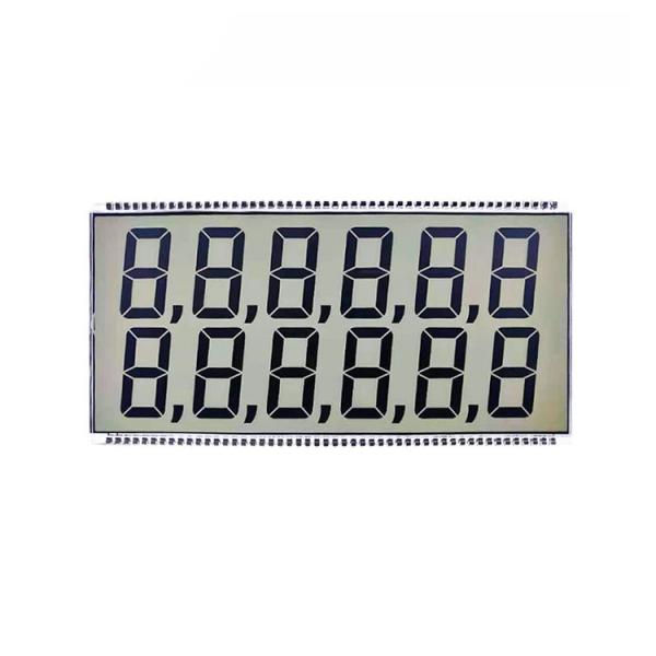 Quality Long  Lasting Clarity 12 Digit 7 Segment Small TN HTN LCD for  Fuel Dispenser Pump LCD Screen Display for sale