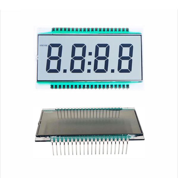 Quality 7 Segment 4 Digits  Transparent Lcd Display HTN Fule  LCD Display for sale