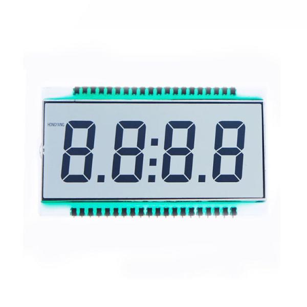 Quality 7 Segment 4 Digits Transparent Lcd Display HTN Fule LCD Display for sale