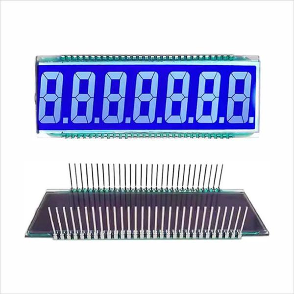 Quality Custom Lcd 7 Segment 7 Digits Lcd Screen TN Car Lcd Display for Fuel Dispenser for sale