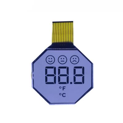 China Custom Size TN Transmissive Positive 7 Segment Mini LCD Display  Shape for Segment Displays for sale