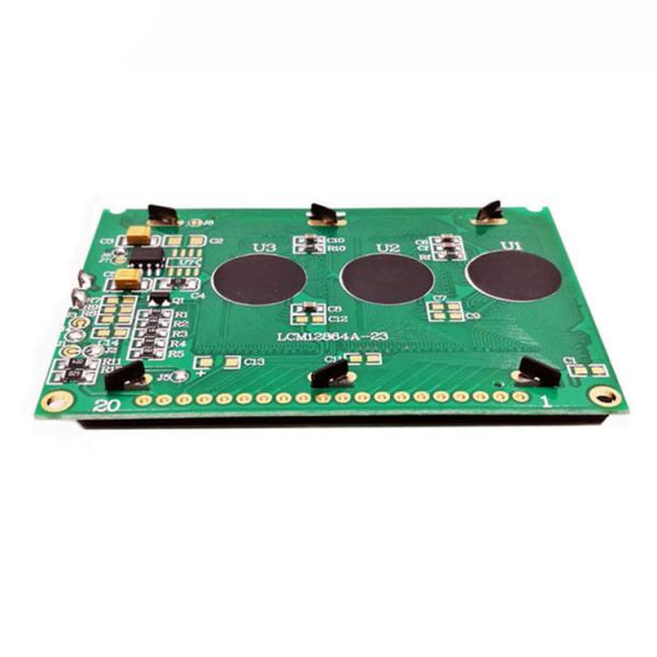 Quality LCD Display Modules Blue/Green Backlit 128x64 Dots I2C Communication Interface for sale