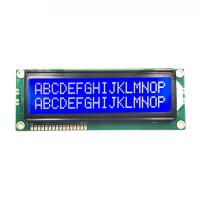 Quality Custom Lcd Display Big Size 16x2 Character Blue Lcd Display 1602 LCD Module for sale