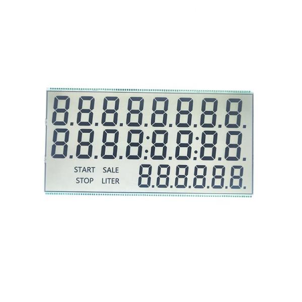 Quality ET-S5131 Fuel Dispenser LCD Display 886 Type TN Segment 22 Digits LCD Module With White LED Backlight for Fuel Dispenser for sale