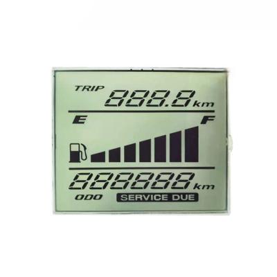 China Custom Segment LCD Display Module Motorcycle Dashboard LCD Screen ODO TRIP Mileage Fuel Gauge For Motorbike Speedometer Instrument Panel for sale