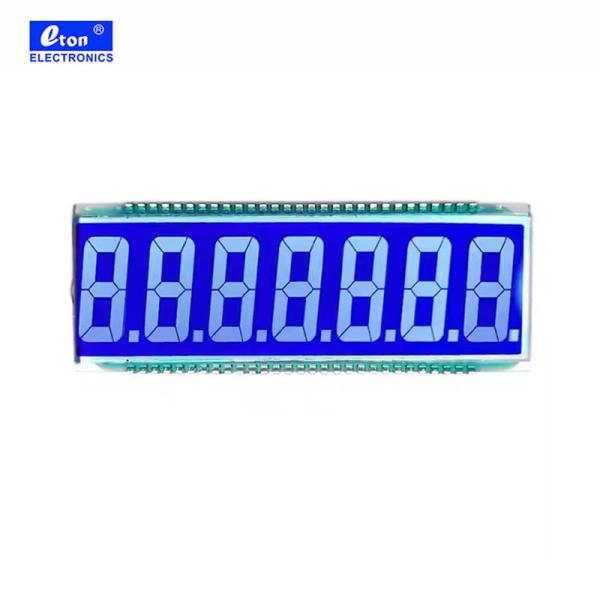 Quality Custom Lcd 7 Segment 7 Digits Lcd Screen TN Car Lcd Display for Fuel Dispenser for sale