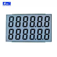 China Customized Fuel Dispenser 12 big digit legs lcd segment display for sale