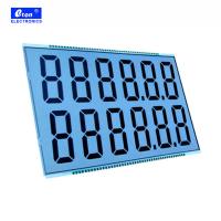 China Customized Fuel Dispenser 12 big digit legs lcd segment display for sale