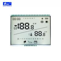China Custom Segment TN Lcd Display 64x58mm Digital Temperature Controller Screen Lcd Display for sale