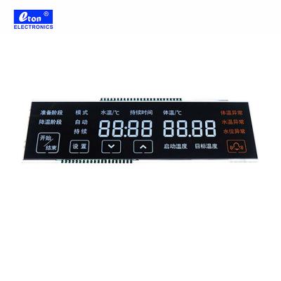 China High Quality Customized Negative Display Temperature Lcd Display VA Segment Display for sale