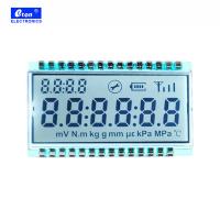 China High Quality TN Type Blue / Yellow Numeric LCD Segment Displays Multi-Purpose Durable Goods for sale