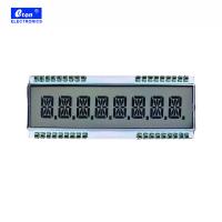 China Custom High Quality LCD 8digit 36 Pin Monochrome for sale