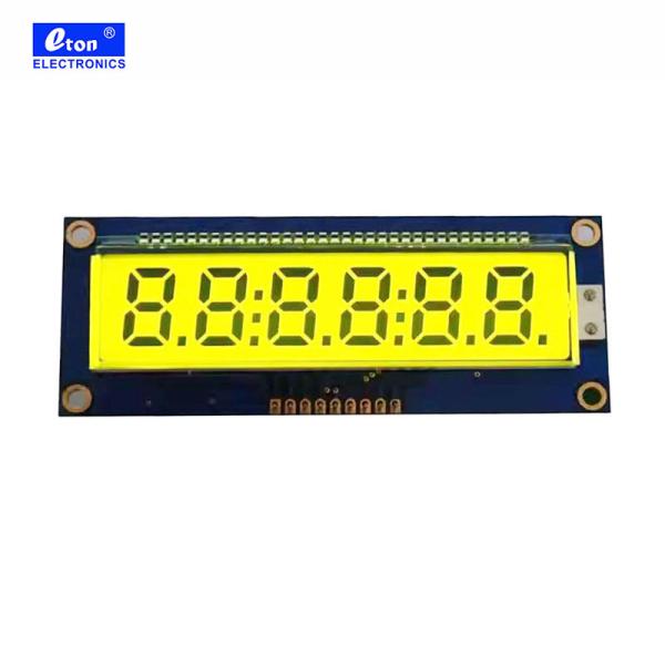 Quality Large 7 Segment LCD Display TN Type Product for sale