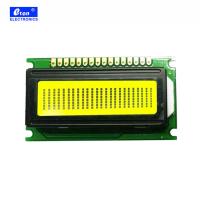 China Custom Pantalla Lcd 8x1 Yellow-green Alphanumeric  8x1 Lcd Display Module 0801 Lcd Module for sale