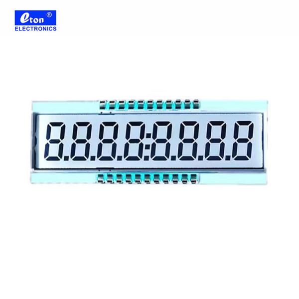Quality Wholesale 8 Blue Yellow Digit STN LCD Display From Chinese Manufacturer for Customized Products for sale