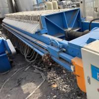 China Multiple Plate Automatic Second Hand Filter Press With Adjustable Filter Cake Thickness for sale
