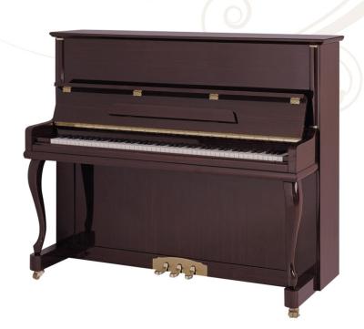 China Modern Style Wooden Acoustic Upright Piano Elegant Pianoforte Teakwood Polished AG-125Z1 for sale