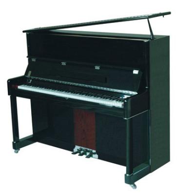 China Classic Solidwood 126cm Acoustic Upright Piano Black Polished AG-126C for sale