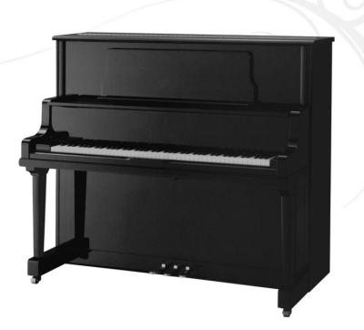 China Modern Polished Wooden Acoustic Upright Piano With Straight Leg AG-131H2 for sale