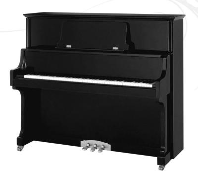 China Universal Black Polished Acoustic Upright Piano With Suzuki / Röslau String AG-125H1 for sale