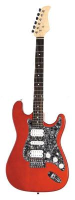 China Maple Wood Pearl Loid Pickguard ST Style Electric Guitar With HSH Pickups AG39-ST5 for sale