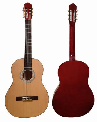 China Medium Level 39 inch Spruce Wood Classical Guitar for student CG3920 for sale