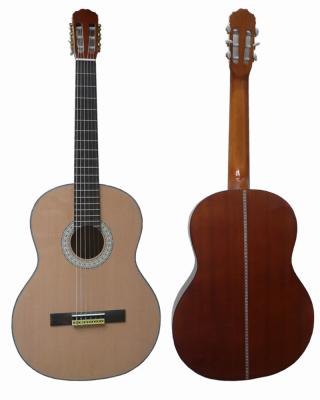 China 39 inch 4/4 Full Size Spruce Spruce Top Sapele Back Wood Classical Guitar CG3921 for sale