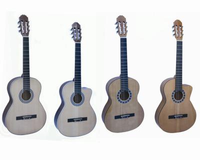 China Full Size Rosewood Fingerboard Cutaway Wood Classical Guitar Maple Neck CG3922KR for sale