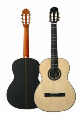 China Full Size Rosewood Back Wood Classical Guitar black / white CG3925M for sale