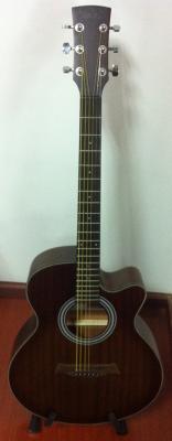 China Full Size Whole Sapele Western Guitar / Wood Acoustic Guitar Professional TP-AG23 for sale