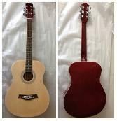 China 40 inch Wood Acoustic Guitar blue / yellow with Basic Style AF4010A for sale