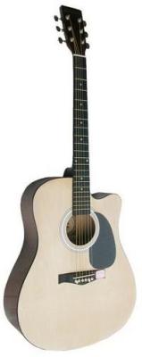 China small 6 string 40 inch Cutaway Wood Acoustic Guitar with Semi - Gold enclosed peg F4010CA for sale