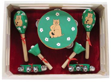 China Kawai Pattern Wood Kids Musical Instrument With Wooden Box for sale