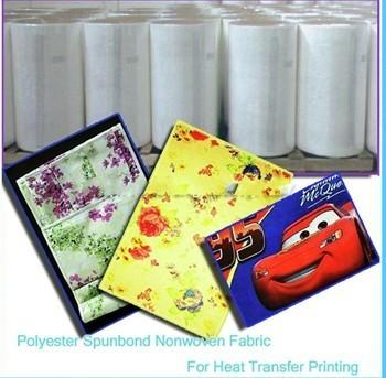 China PET Spunbond Nonwoven,high temperature resistence,strong strength,white color,126