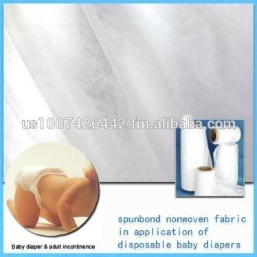 China Supply PE/PP Bicomponent Spunbond Nonwoven fabrics,White color,NONWOVEN FRBRICS for sale