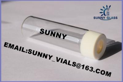 China 40ml EPA/VOA Vials with Naturl PTEF with Natural Silicone and White Cap for sale