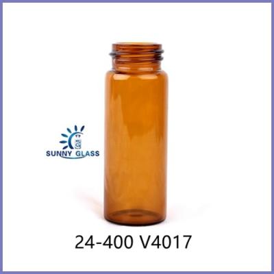 China 24-400 40ml  amber EPA/VOA  vial lab glassware for HPLC with PTEF septa and cap for sale