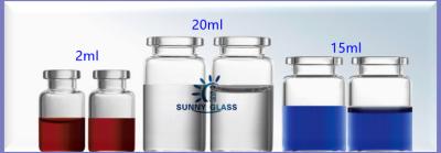 China 15ml/20ml medicine vials use for freeze-dried/Booster /Water Medicine with 20MM Aluminum Cap and Butyl rubber stopper for sale